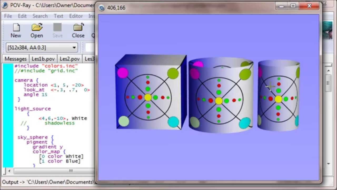 Lesson 5 on POV-Ray