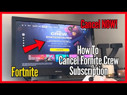 How To Cancel Fortnite Crew Subscription Xbox Series S/X 2025 (Easy Walkthrough!)
