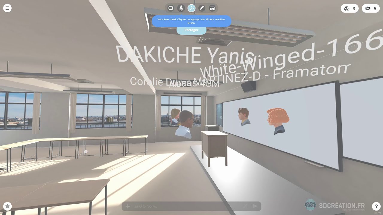 CAMPUS VIRTUEL - SALON VIRTUEL 3D - INSA