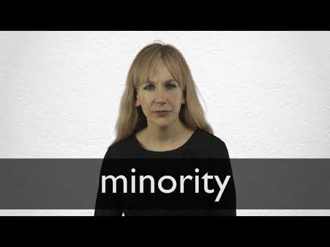 MINORITY definition and meaning | Collins English Dictionary