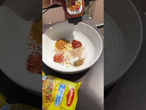 Viral Korean Style Maggi 🤤 🌶 #shorts