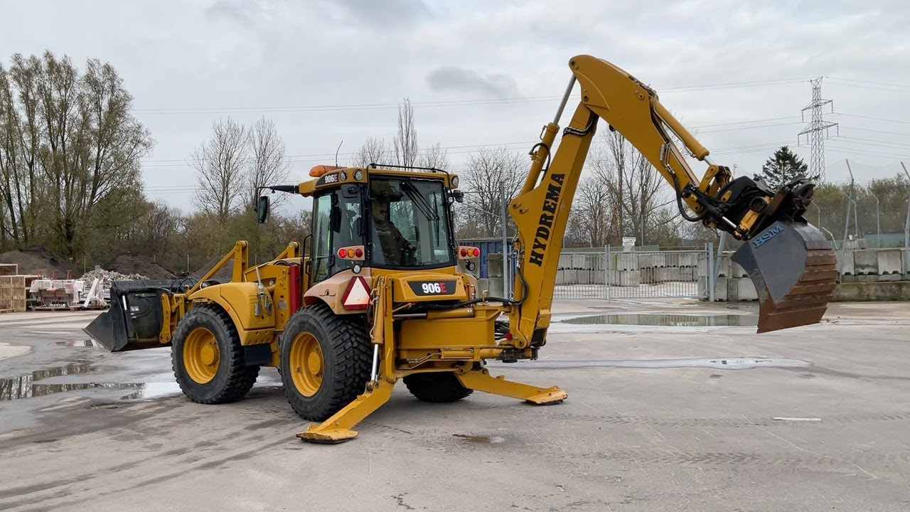 Traktorgrävare Hydrema 906E, Landskrona, Klaravik auktioner