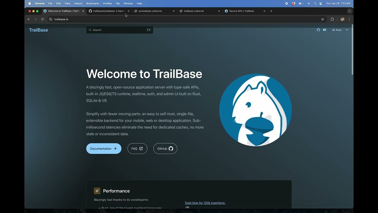[Unikernel Application Spotlight] TrailBase