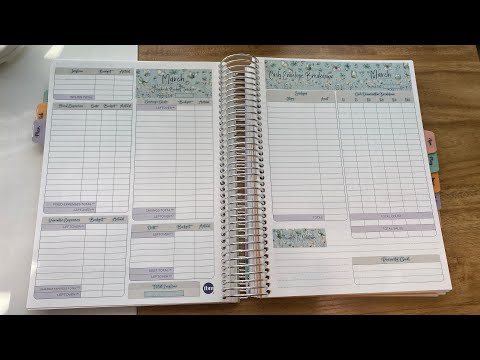 The Budget Mom Budget By Paycheck Workbook March 2025 Setup @VanLilysStickers