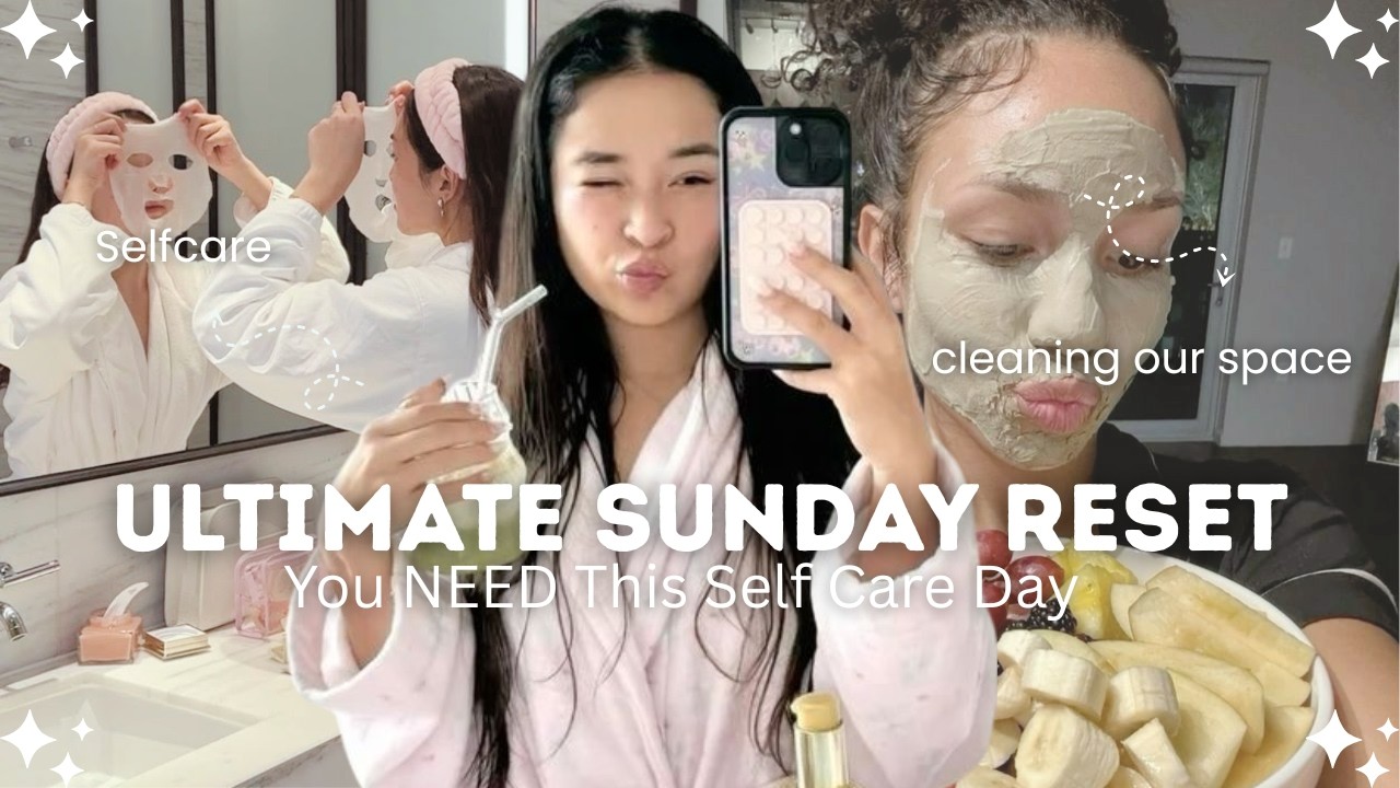 Ultimate Sunday Reset Routine that will actually motivate you for next week! 💗