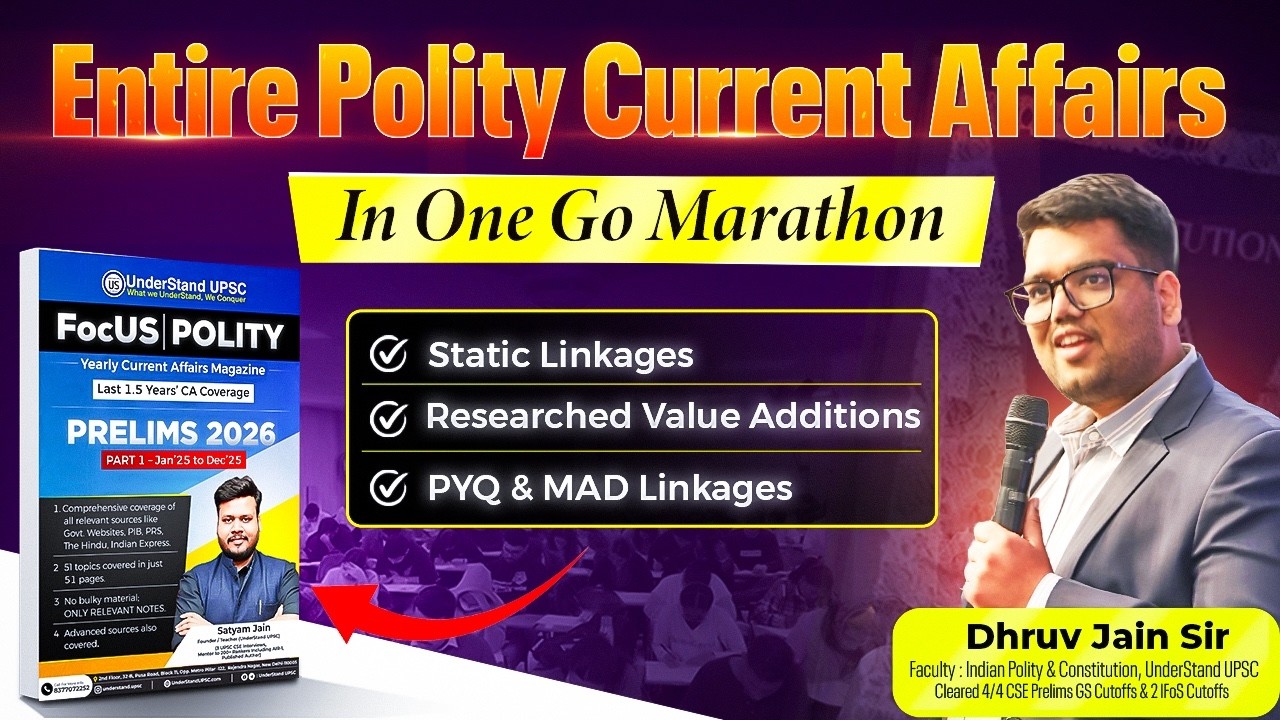 *Best & ONLY* Complete Polity Current Affairs | Annual CA Compilation You Need for UPSC Prelims 2026