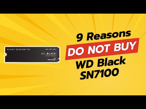 DO NOT BUY WD BLACK SN7100 SSD BEFORE WATCHING THIS! 🚫💔 (9 Reasons)