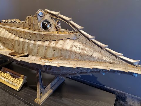 1:48 Nautilus Submarine Model Kit Overview from 20,000 Leagues Under the Sea