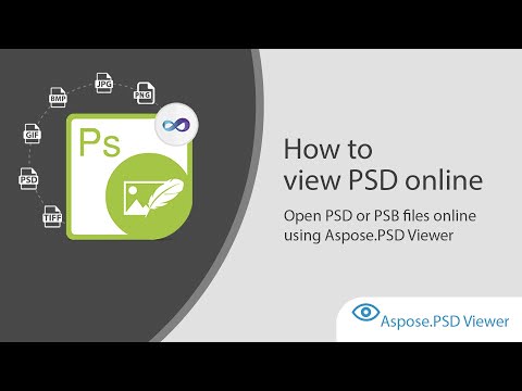How to View PSD or PSB file online