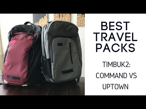 Best All Around Bag Comparison: Timbuk2 Command and Uptown Backpack