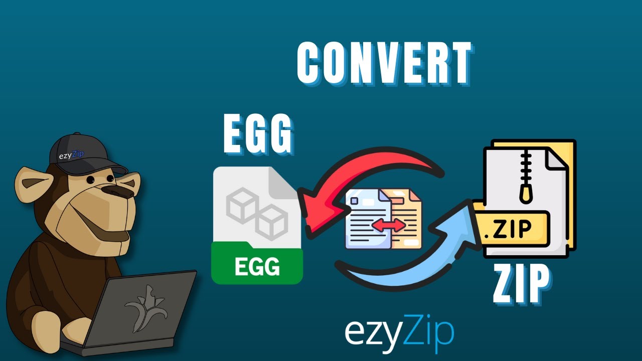 Convert EGG To ZIP Online (No Registration Required!) - ezyZip