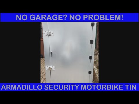 ARMADILLO 6FT MOTORBIKE TIN - NO GARAGE? NO PROBLEM!