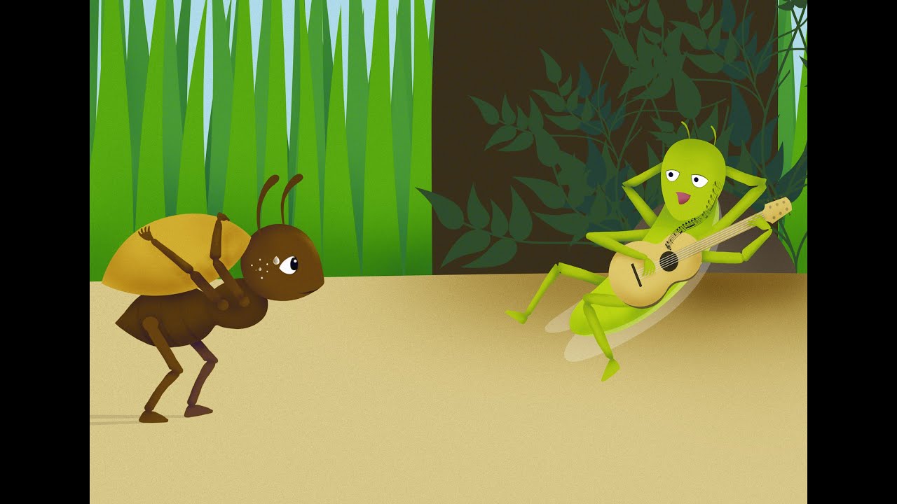 La cigarra y la hormiga - cuentos infantiles en español