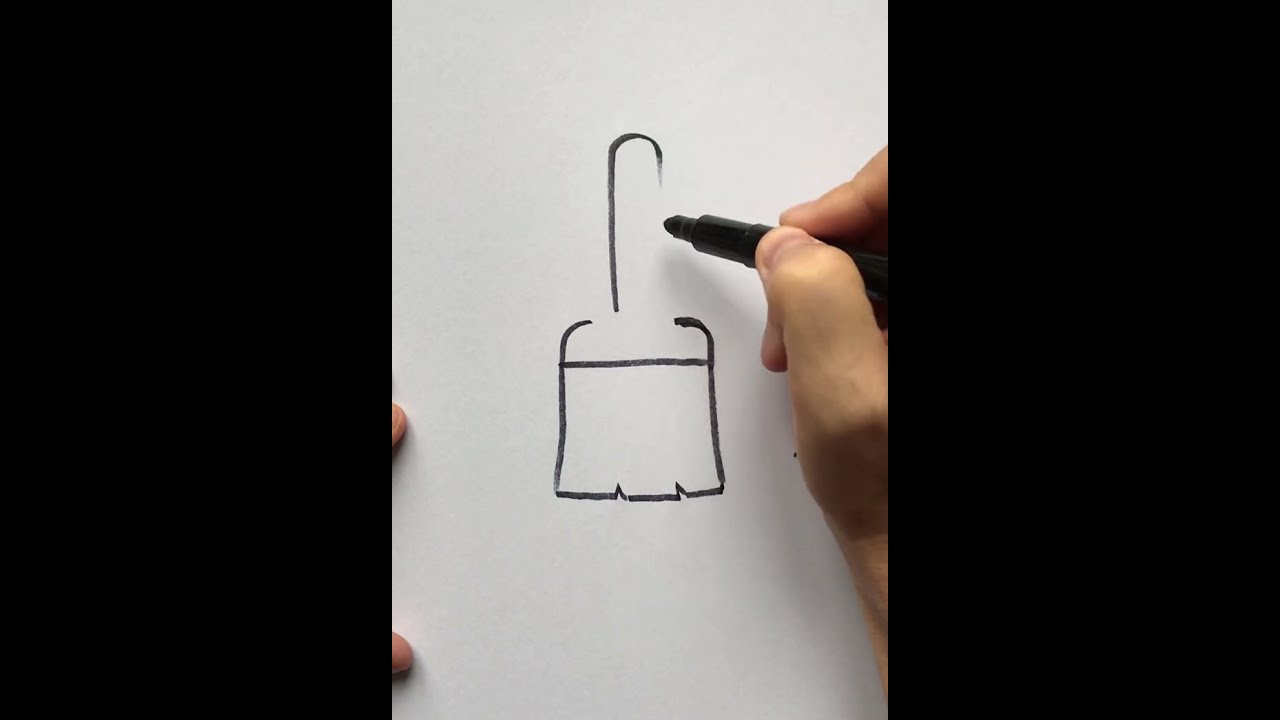 How To Draw A Paint Brush