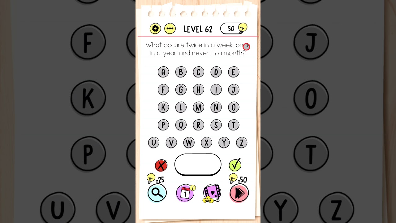 Brain Test: Tricky Puzzles Level 62