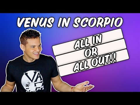 SCORPIO VENUS, Scorpio Energy when it comes to LOVE and #askastrologyguy