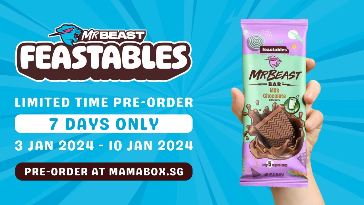 FEASTABLES by Mr Beast now available in SG #mrbeast #feastables