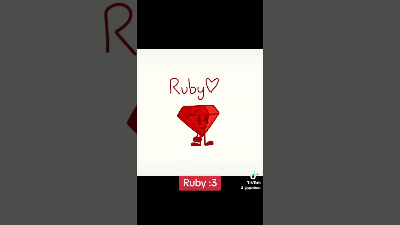 Ruby Fanart Speedpaint #bfdi #bfb
