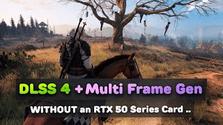 Comparison of DLSS 4 at 480p alongside LSFG 3 in Witcher 3 and other games at The Witcher 3 ...