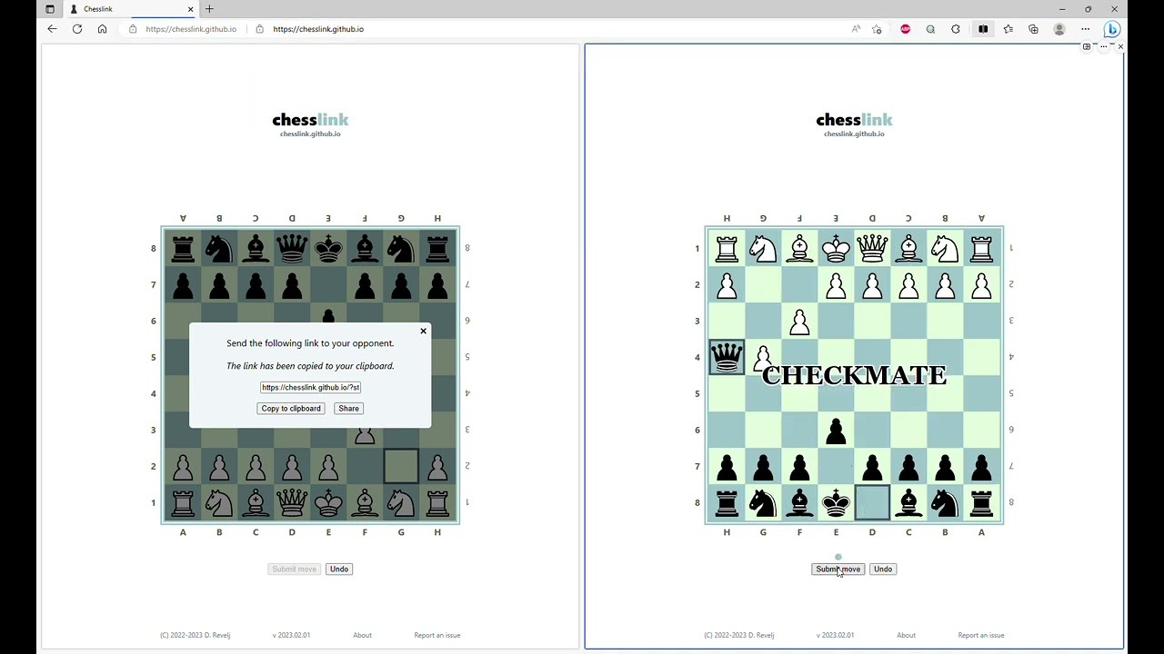 How to play correspondence chess on chesslink.github.io