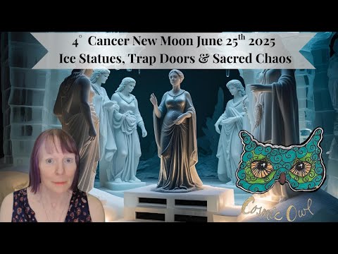 Weirdly Cosmic Astrology 4˚ Cancer New Moon June 25th 2025 | TRAP DOORS, CHAOS & SACRED REBIRTH