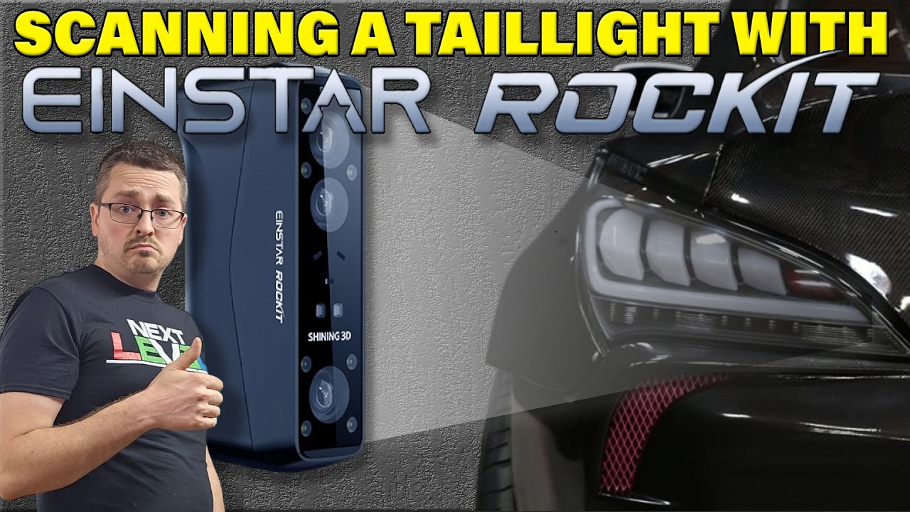 Einstar Rockit 3D Scanner – Can It Handle Automotive Parts?