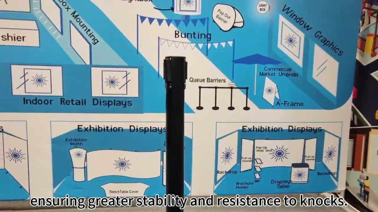 Queue Control Barrier - Efficient Crowd Management Solution