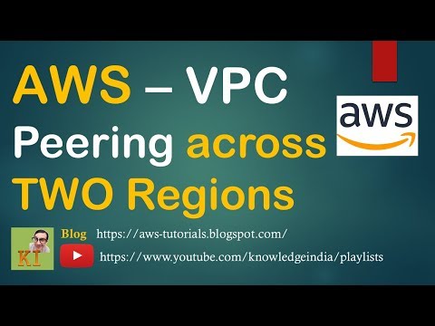 AWS - VPC Peering across TWO Regions | Demo | Cross-region VPC Peering