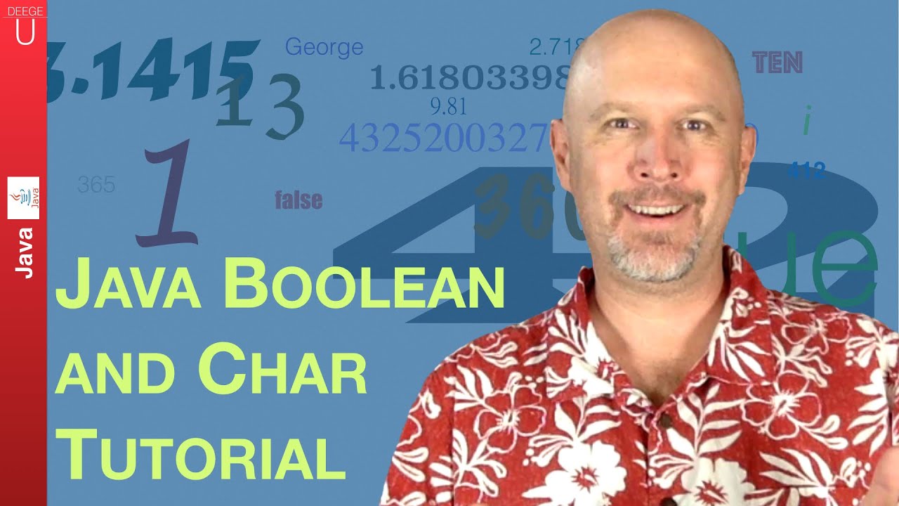 Java boolean and char tutorial - 011