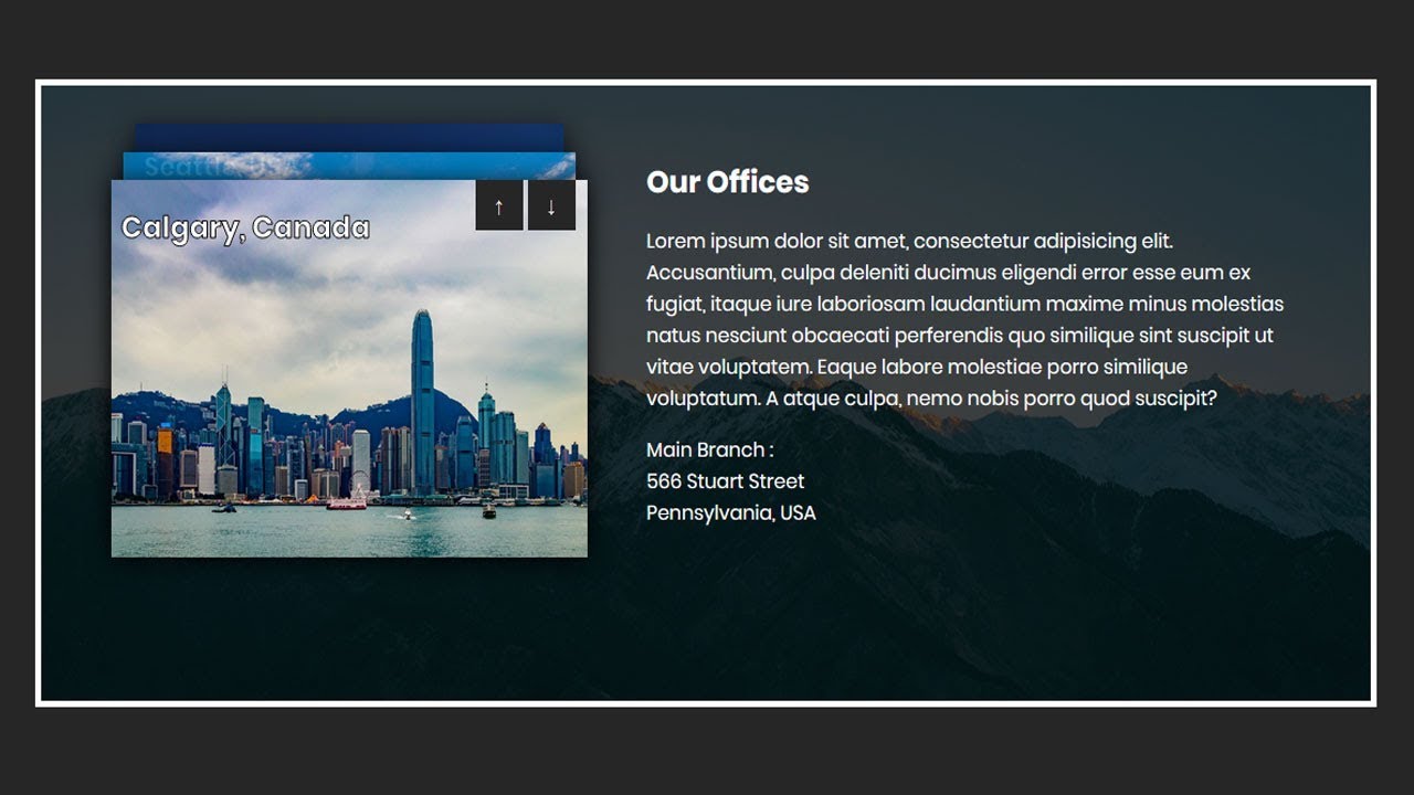 3D Stacked Content Slider Plugin With jQuery | Hub Slider js | JQuery Plugins Tutorial