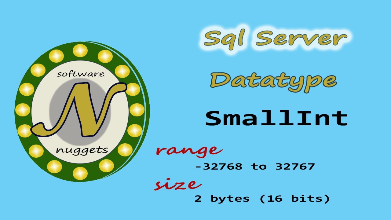 SQL Server: (L9) How to use the SMALLINT data type