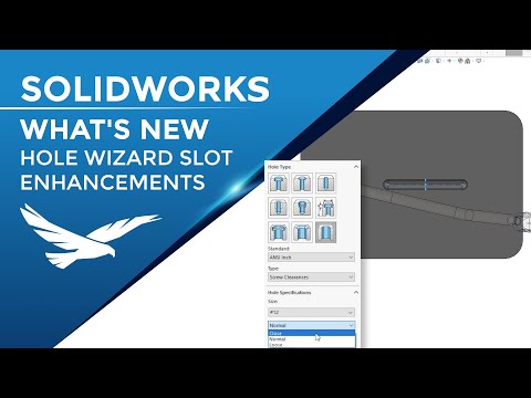 What's New SOLIDWORKS 2022 - Hole Wizard Slot Enhancements