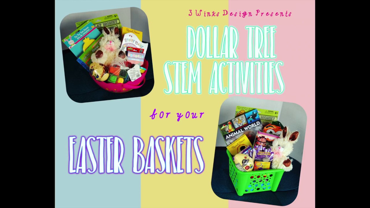 Dollar Store Science Activity Easter Basket (STEM)