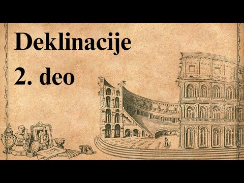 Deklinacije 4 i 5 - Medicinski latinski (srednja škola)