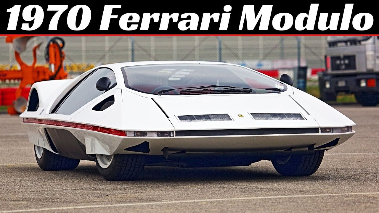 Here’s the 1970 Ferrari Pininfarina Modulo Concept-Car in Action ...