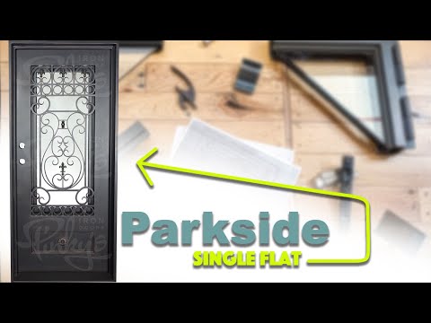 Exterior Iron Door Design | Parkside- Single Flat | Pinky's Iron Door