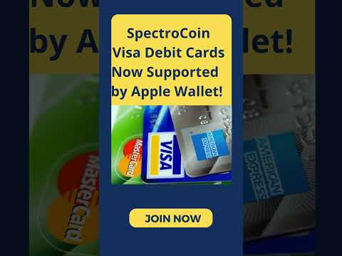 SpectroCoin Visa Debit Cards Now Supported by Apple Wallet!
