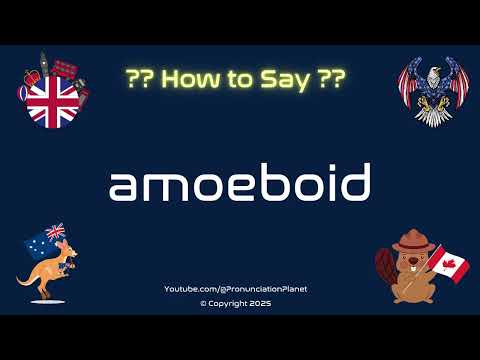 🦠🔬 How to Pronounce amoeboid? (CORRECTLY) | Pronunciation Planet
