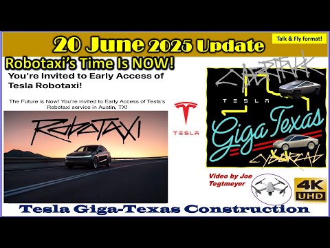 Rollover Crash Test, Electrical Ground Grid, Cortex 2 Walls! 20 June 2025 Giga Texas Update(07:45AM)