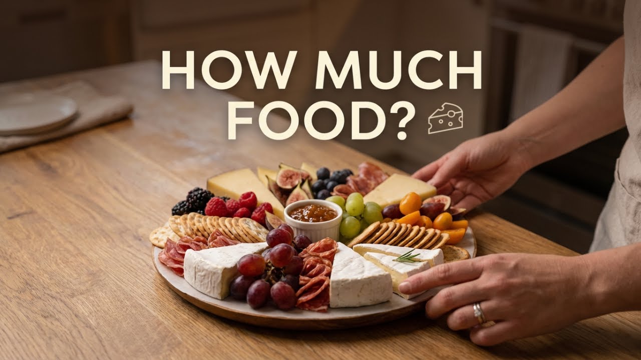 Grazing Table portion Guide: How much food per person?🧀