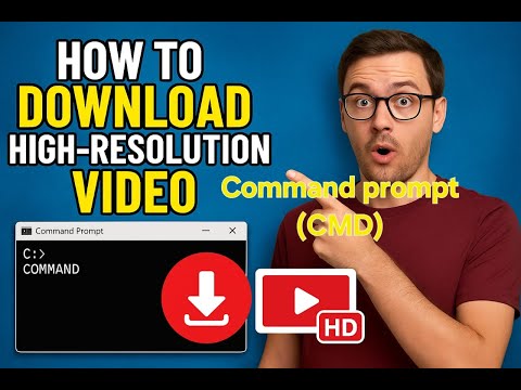 How To Download High Resolution Video from YouTube using command prompt|| Windows