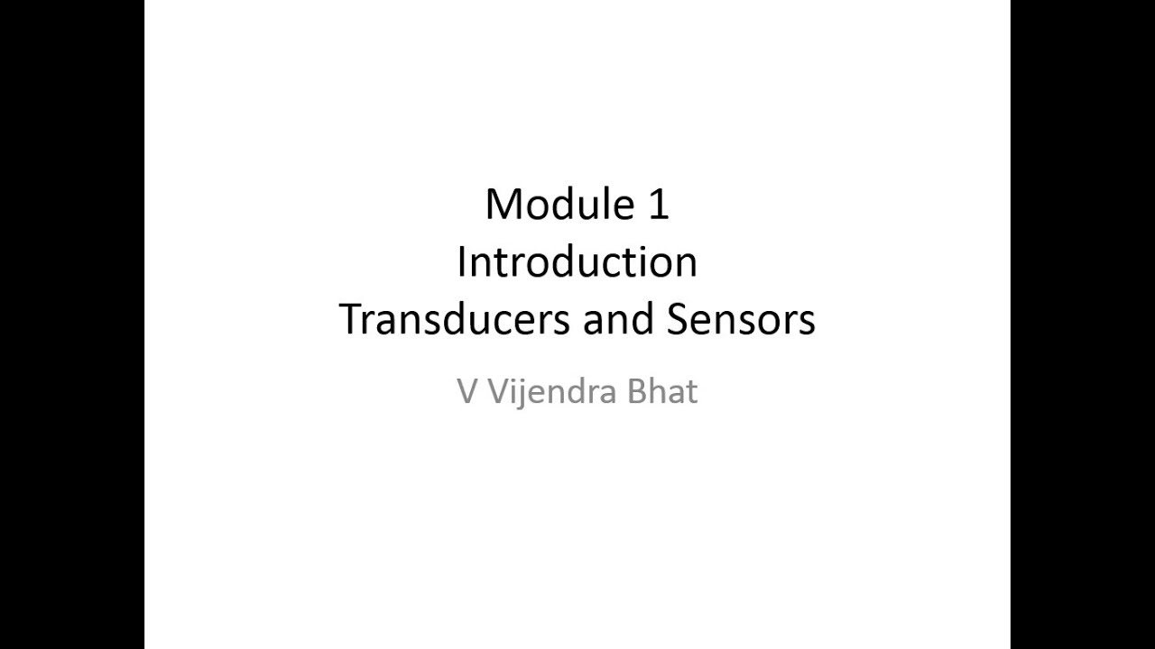 Module 1: 1. Definition of Mechatronics