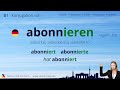 Definition „abonnieren“ - Bedeutungen des Verbs, Synonyme, Präposition ...