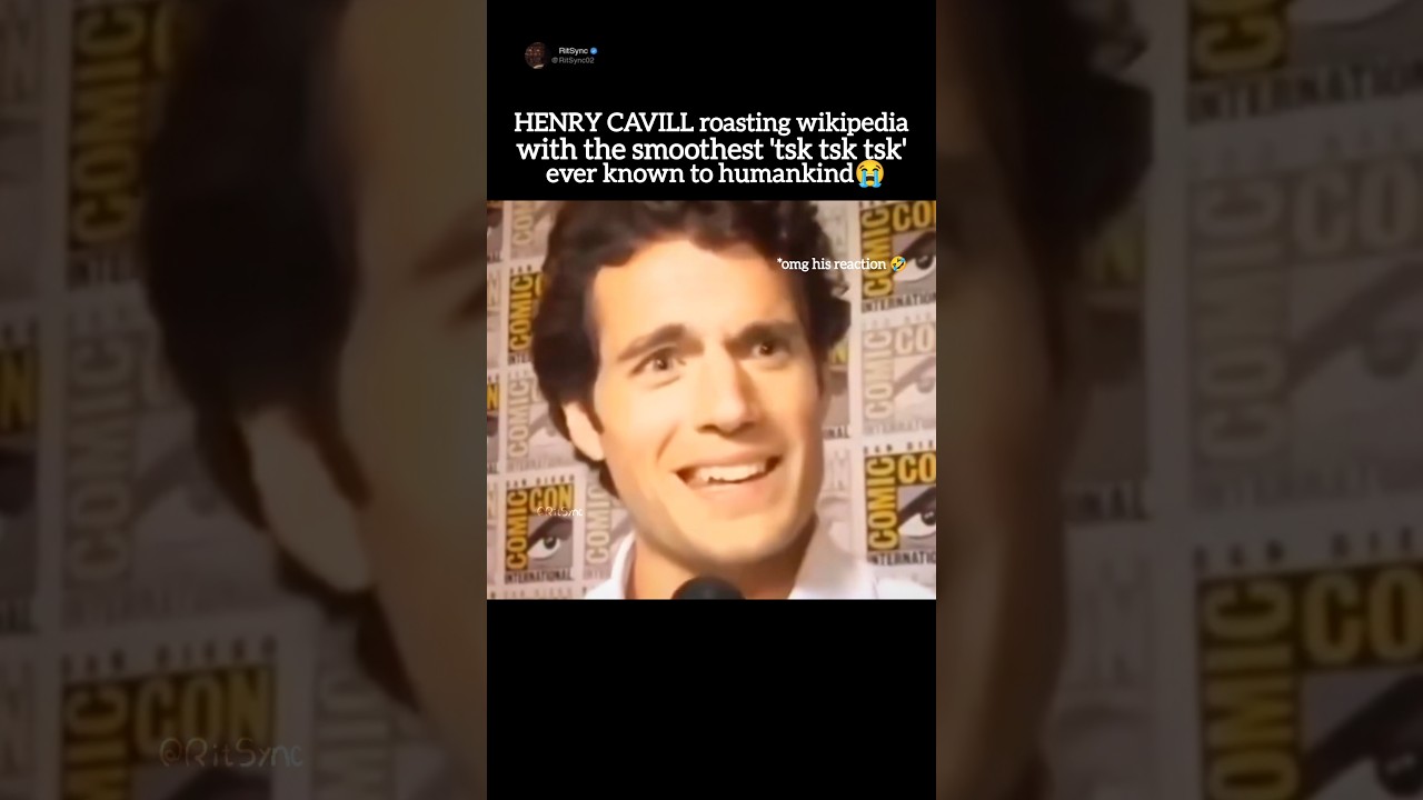 This Video will never not be funny to me #henrycavill