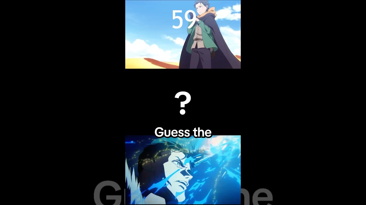 Guess the Anime in 60 seconds 6