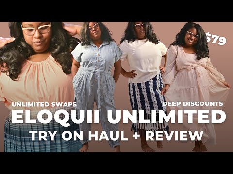 Eloquii Unlimited try on haul, unboxing and review | The Hangry Woman