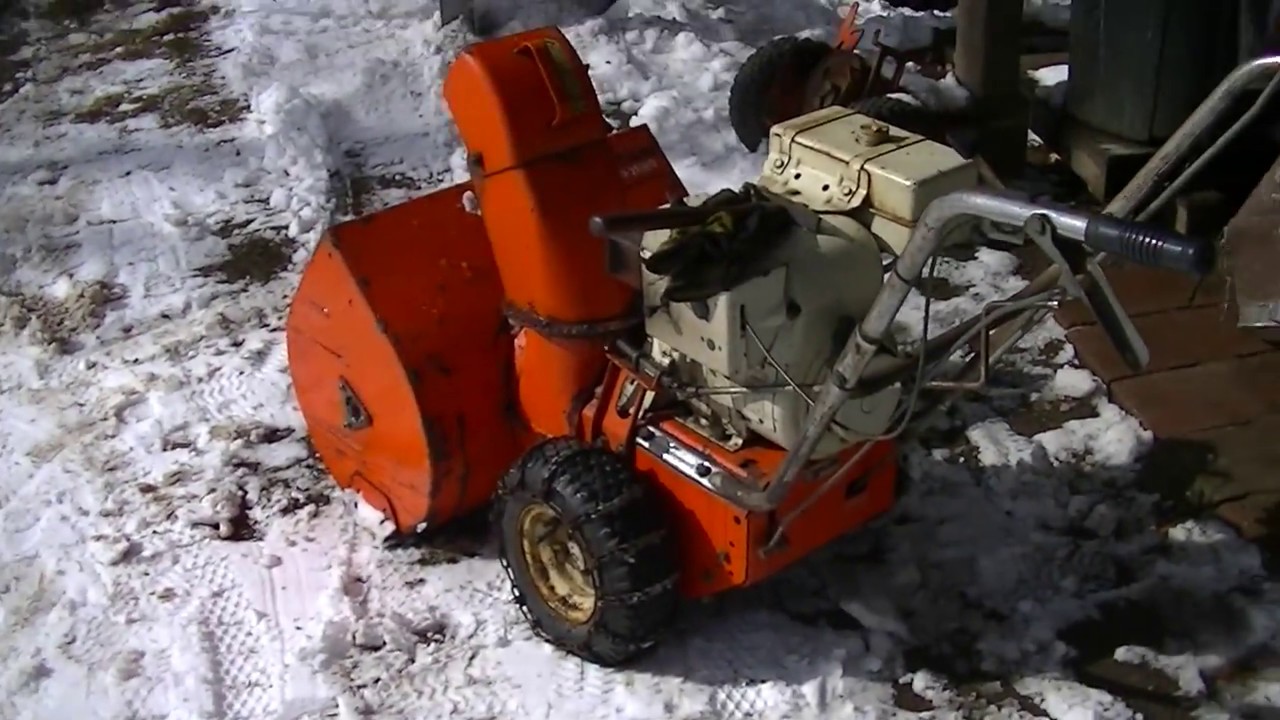 SHEAR PIN REPLACEMENT ON 1970'S ARIENS 10M6D, 922003, 10965