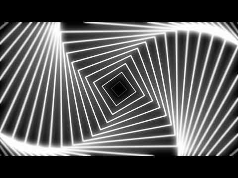 Abstract Black and White Square Rotating Pattern Background | Free HD Version Footage