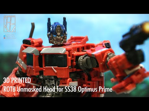 🤖 Transformers Rise of the Beasts Unmasked and Masked Optimus Prime Head for SS38・ STL File for ...
