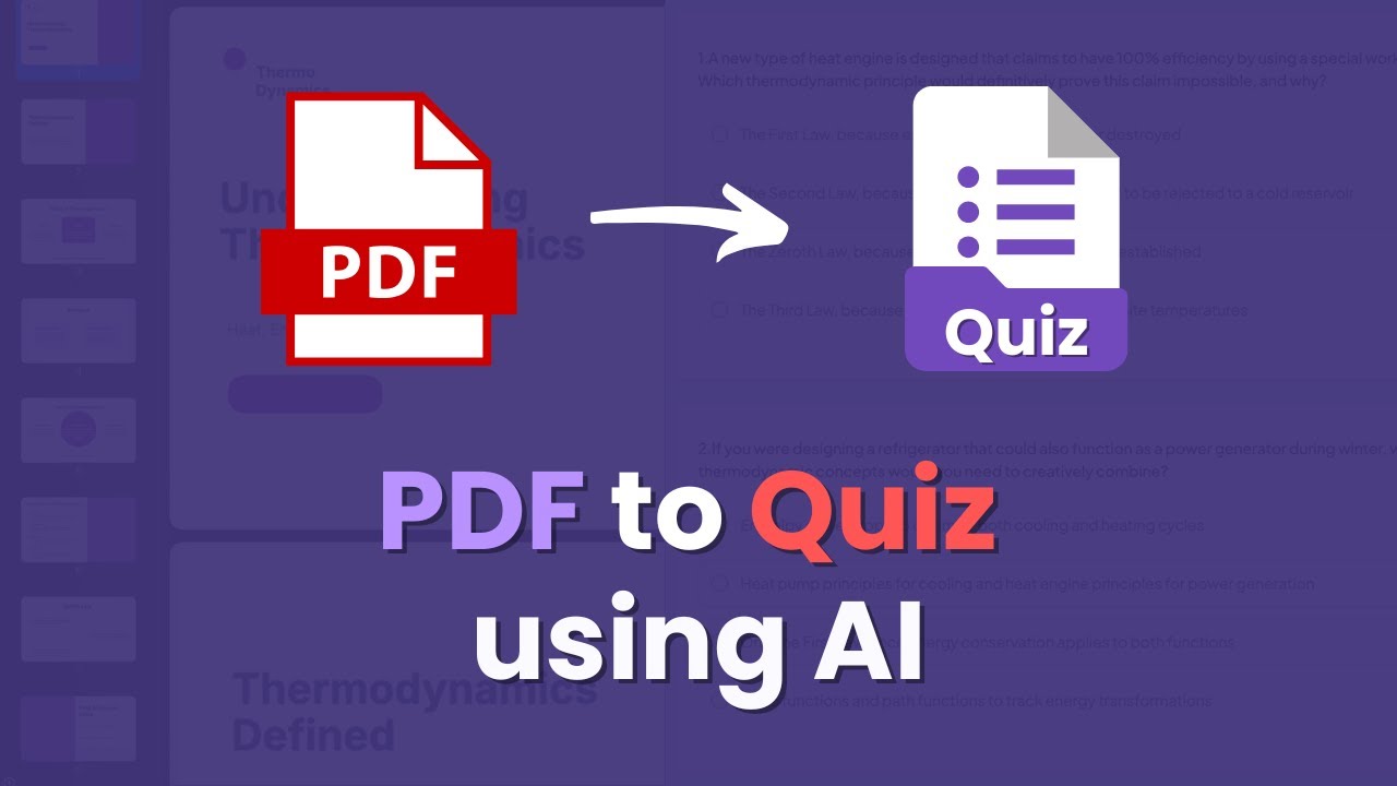 Convert Any PDF into a Quiz using AI 🧠 | MagicForm